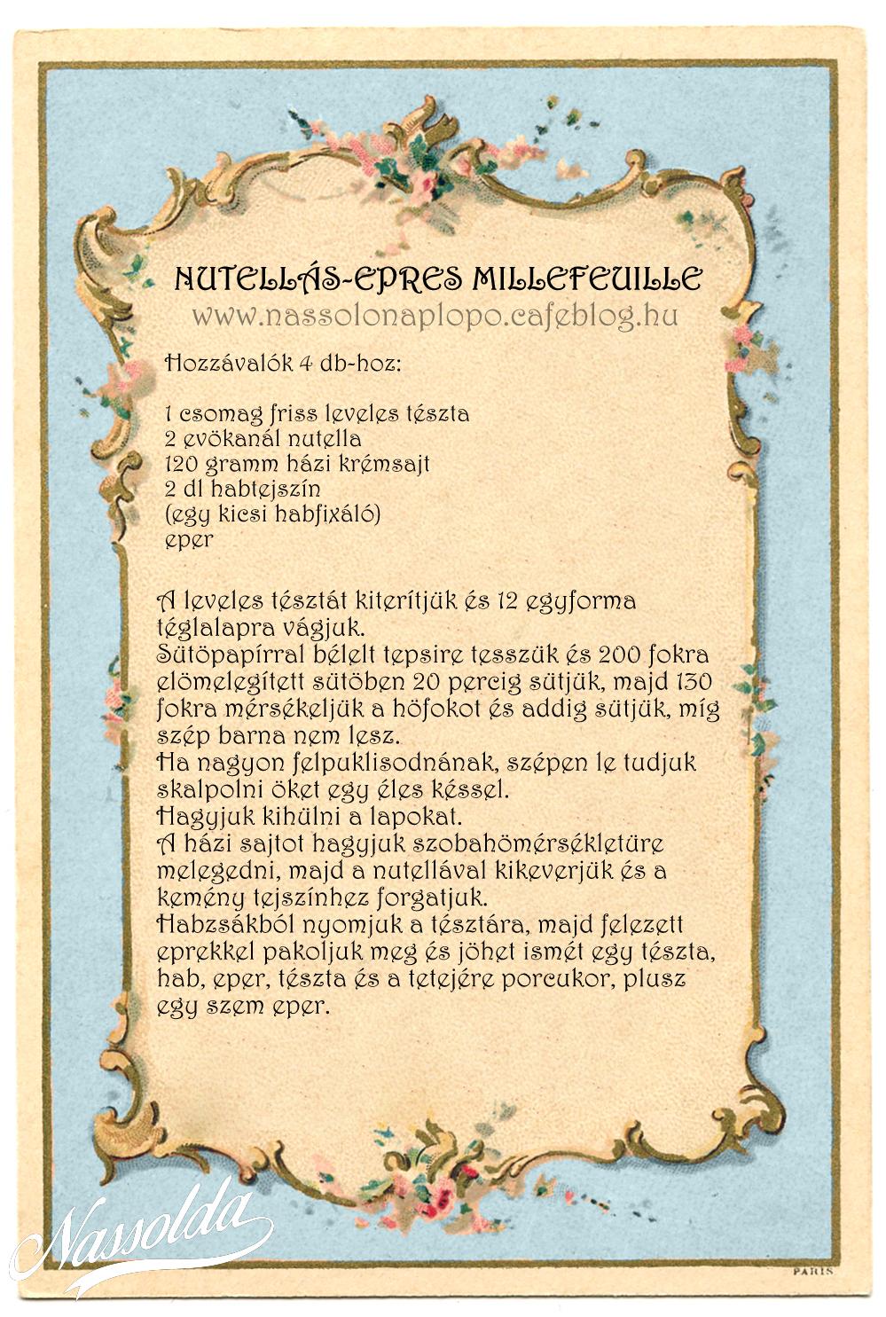 17 letölthető receptkártya ⋆ Nassolda